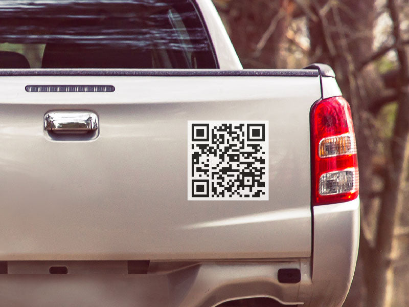 QR-Code Autoaufkleber | Folienhain.de